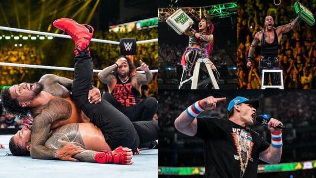 Wwe Money In The Bank 2023 Results Roman Reigns Pinned John Cena